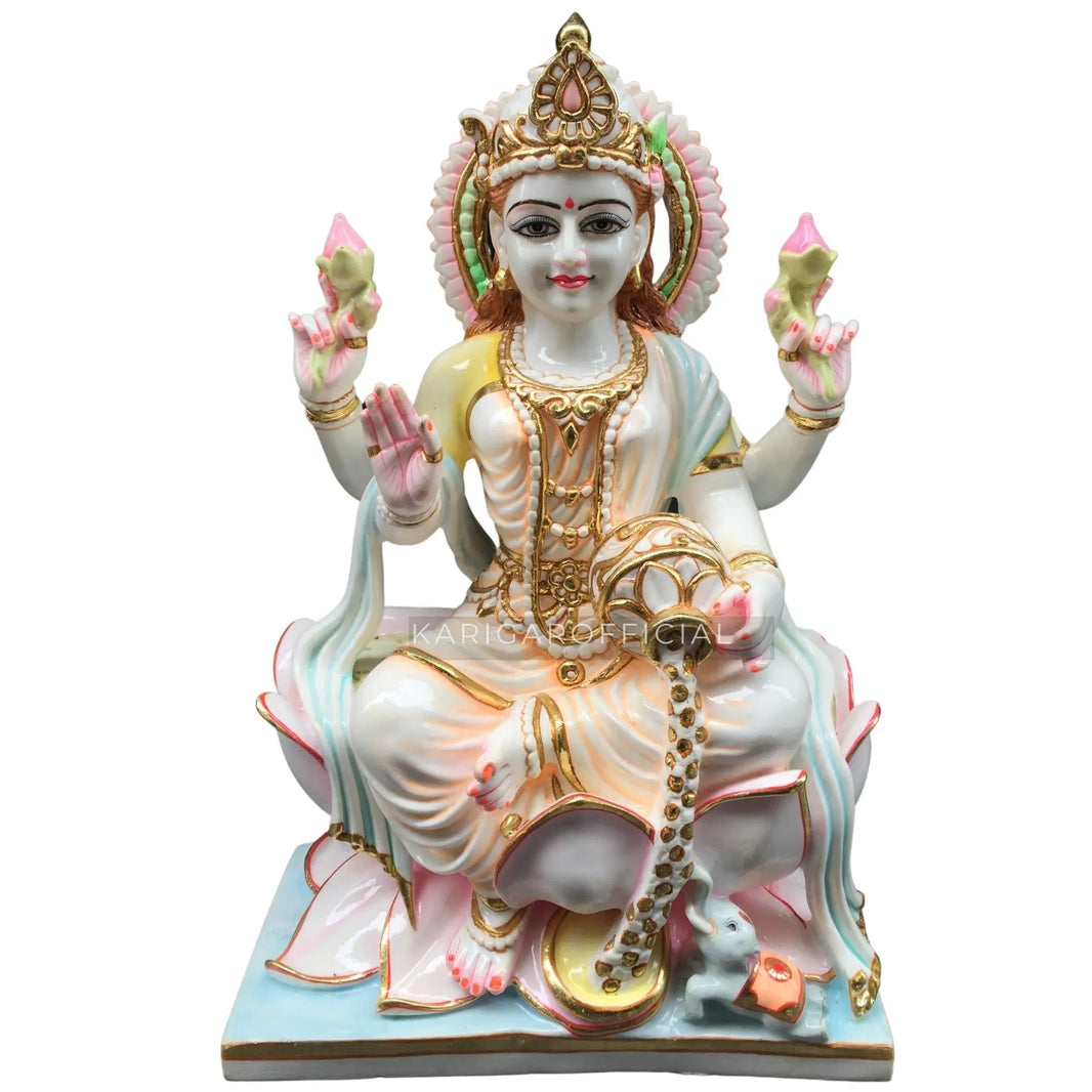 MATA LAXMI MARBLE STATUE | KARIGAROFFICIAL